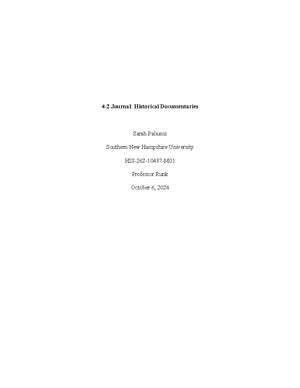 HIS 262 Module Six Historical Inquiry Strategy SCIM-C Template ...