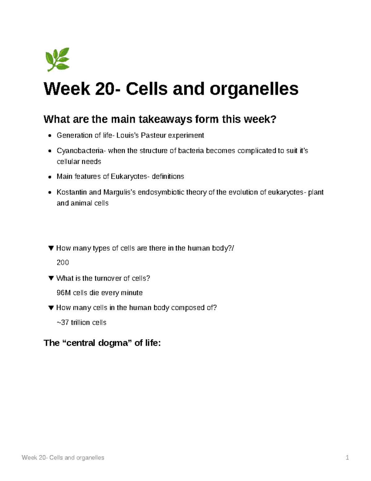 6a055e21-2913-4064-980f-e587ac24f915 Week 20- Cells and organelles - 4 ...