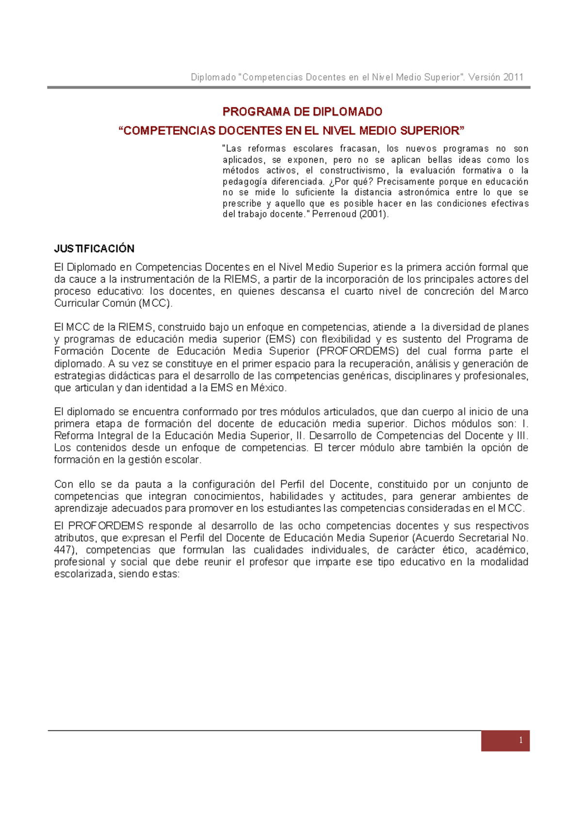 Presentacion Diplomado Modulo 1 - PPRROOGGRRAAMMAA DDEE DDIIPPLLOOMMAADDOO “ - Studocu