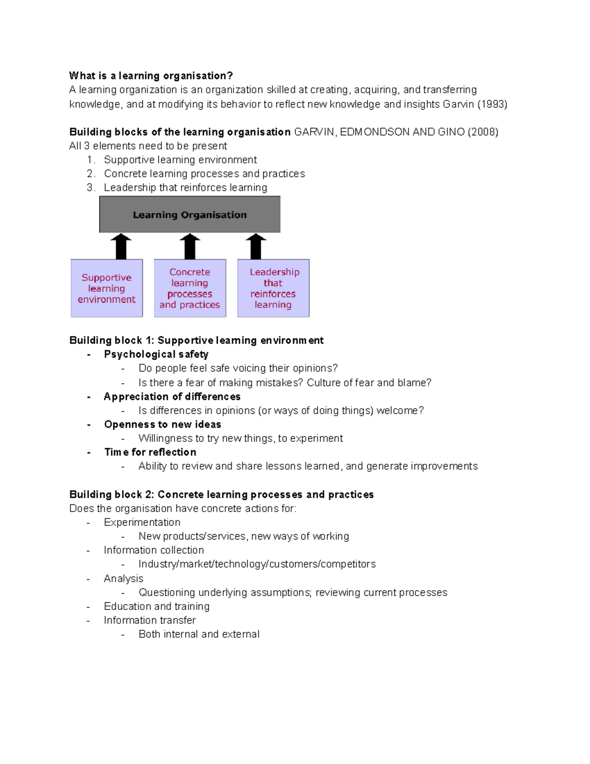W5L8 - Building the Learning Organisation - What is a learning ...