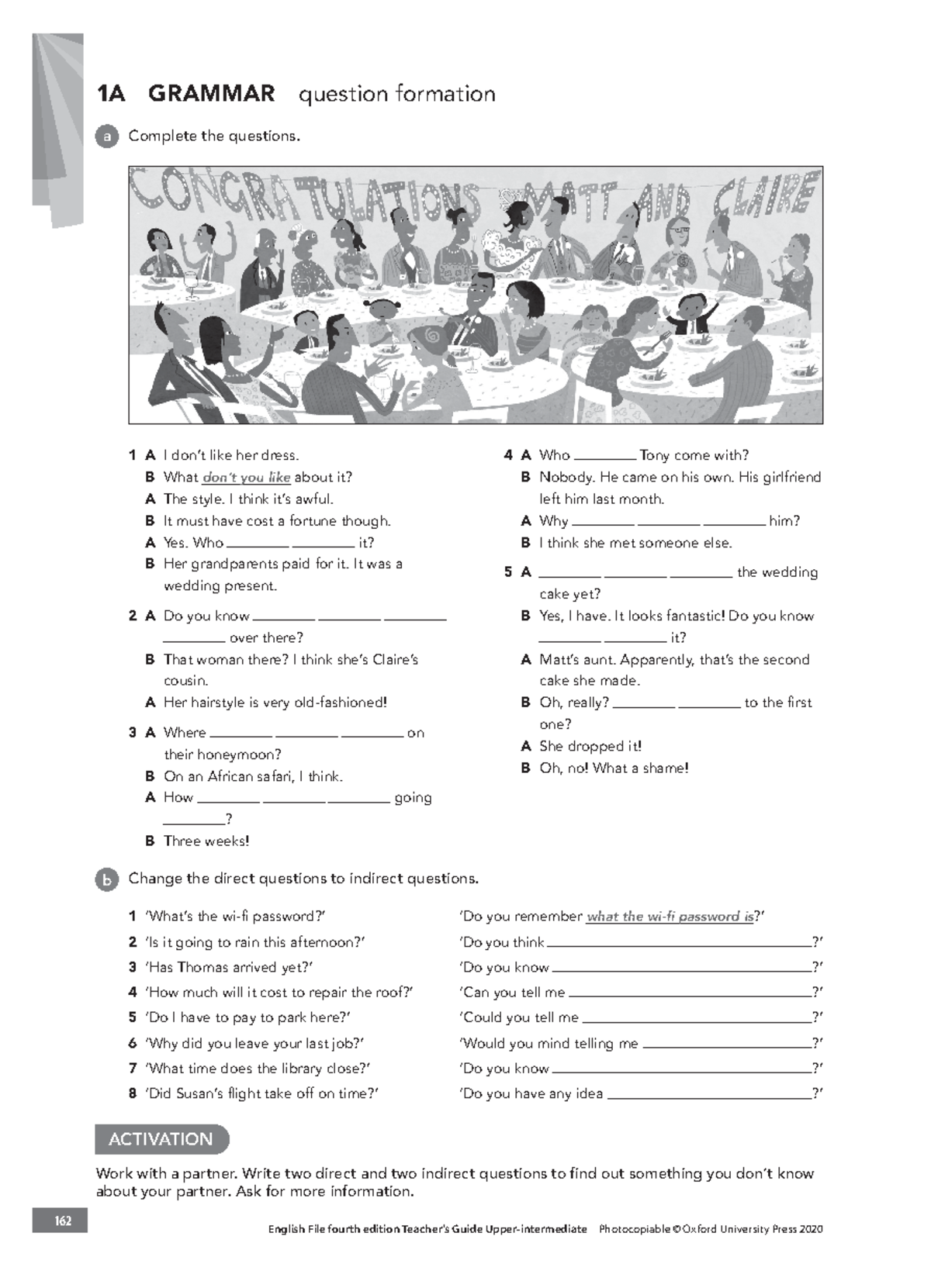 English File 4e Upp-int TG PCM Grammar 1A - 162 English File fourth ...