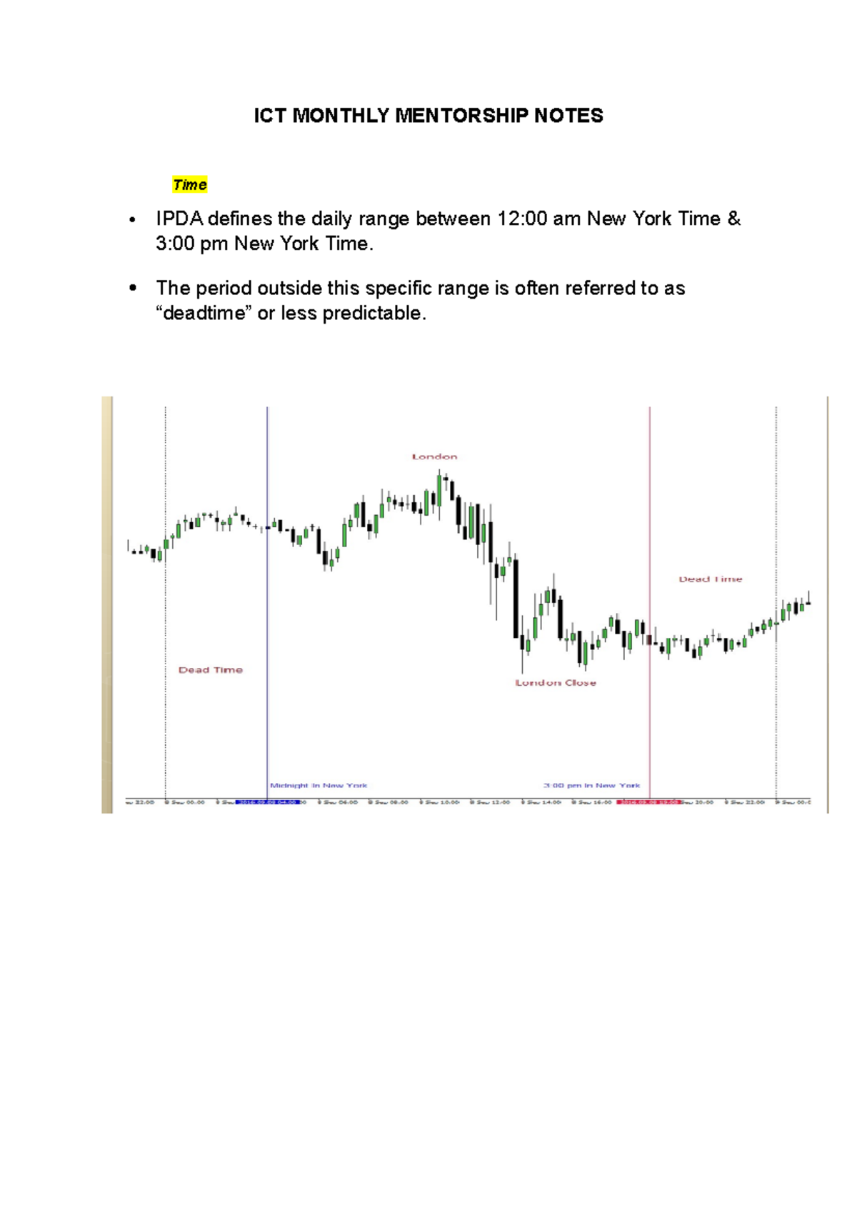 MY ICT Monthly Mentorship Notes - ICT MONTHLY MENTORSHIP NOTES Time ...