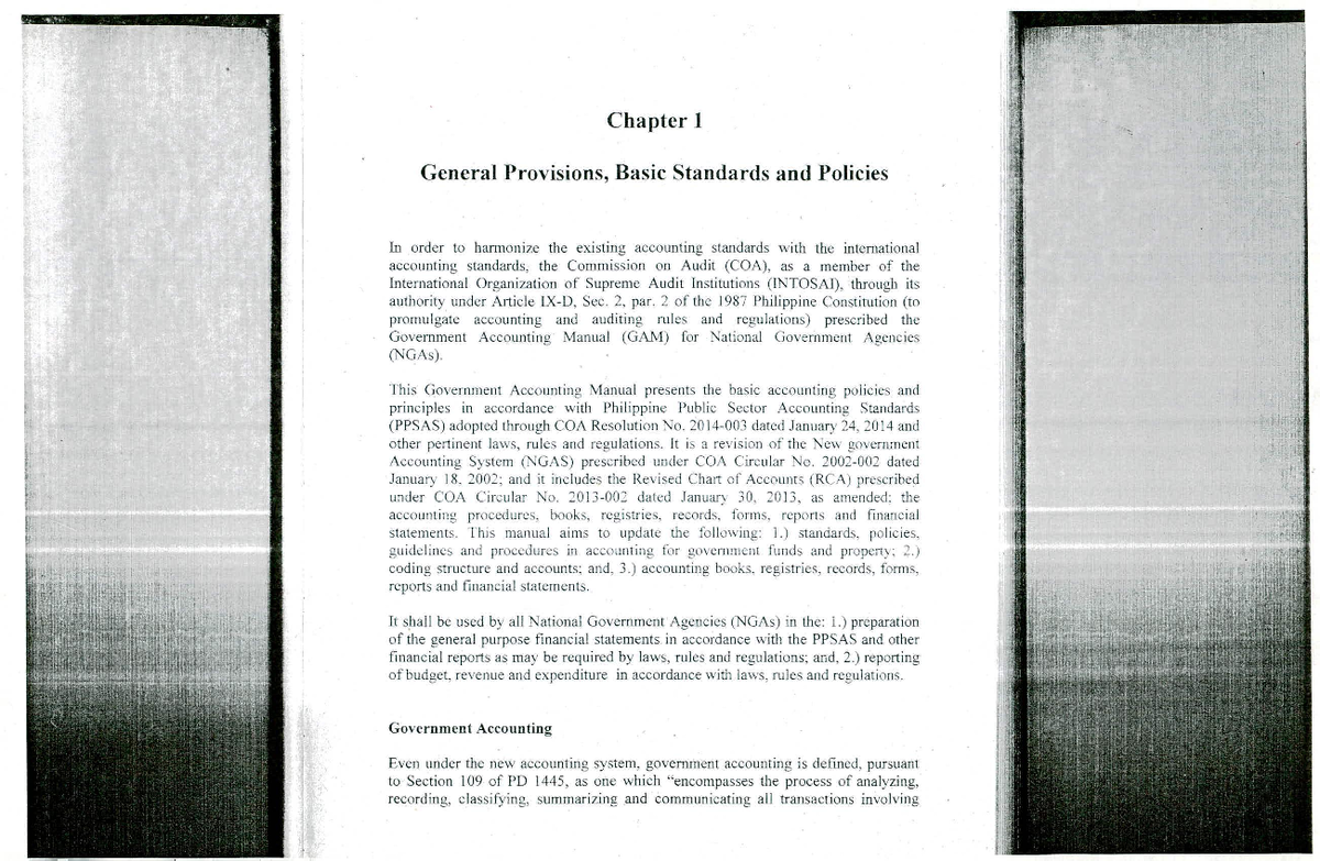 Chapter 1 - Chapter 1 General Provisions, Basic Standards and Policies ...