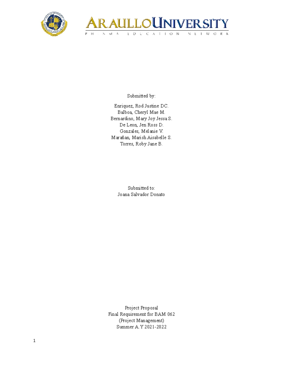 BAM-062 - Essay - Submitted by: Enriquez, Rod Justine DC. Balboa ...