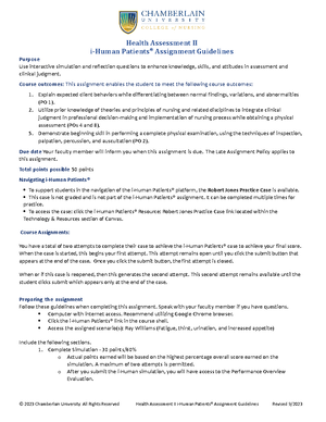 H.A 2 Full Script.updated 11 - NR 304 Return Demonstration Script UNIT 1: Review old material ...