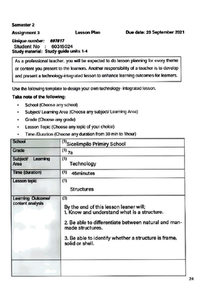 Assignment 02 - CIC2601 - Unisa - Studocu