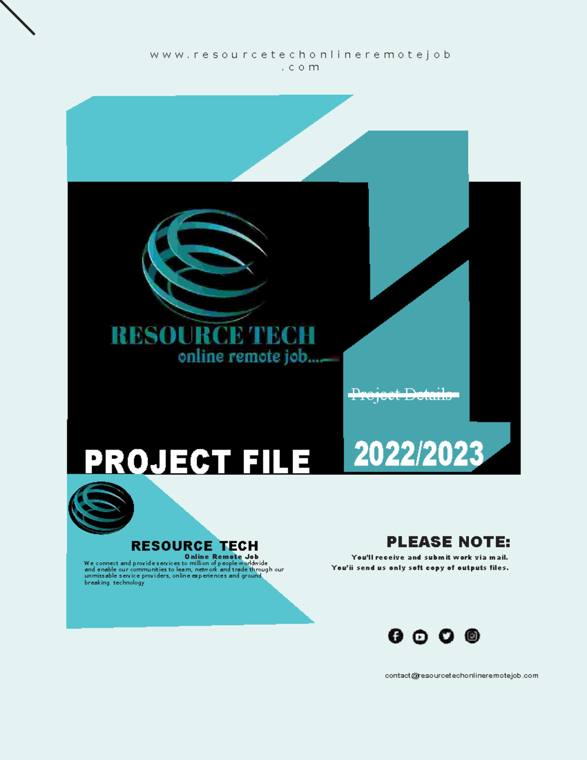 Project 1 (75 pages original ) (2) - w w w. r e s o u r c e t e c h o n l i n e r e m o t e j o ...