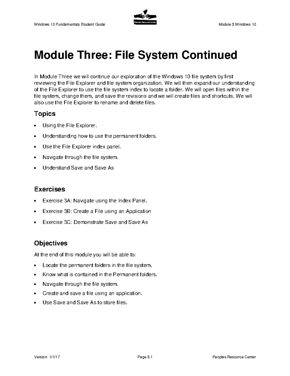 Windows 10 fundamentals Module 3 2017 0101 - Module Three: File System ...