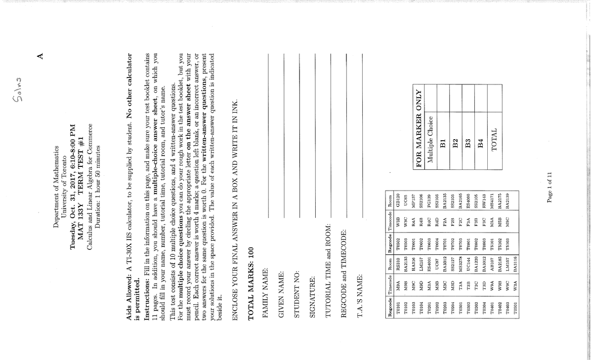 Test 31 October 2017, questions and answers - : . i3 :5 :5 ; 2E 21 ...
