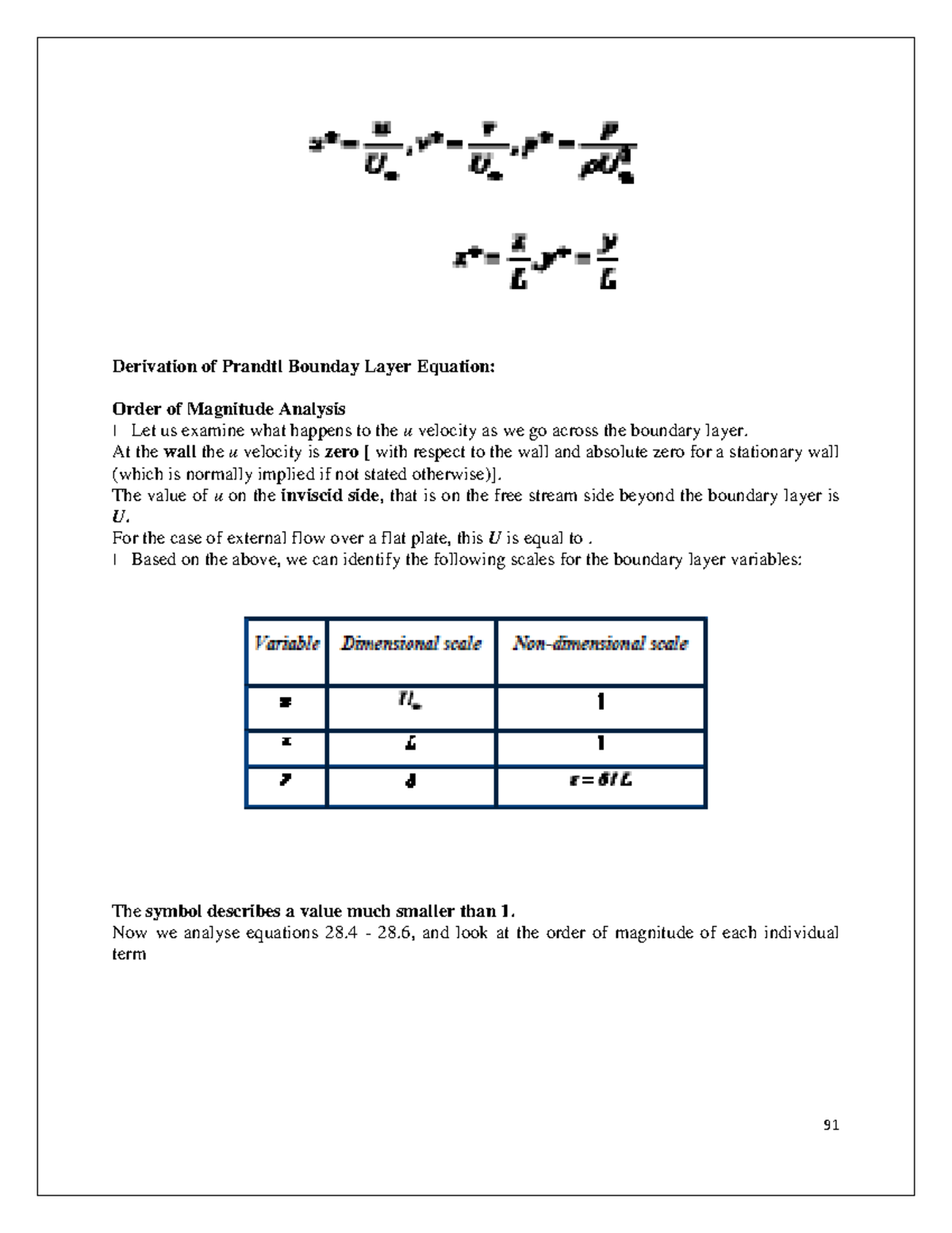 Mechanics-19 - Mechanics-19 - Derivation of Prandtl Bounday Layer ...
