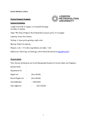Final Year Report - Module Code & Module Title CS6P05NI Final Year Project Assessment Weightage ...