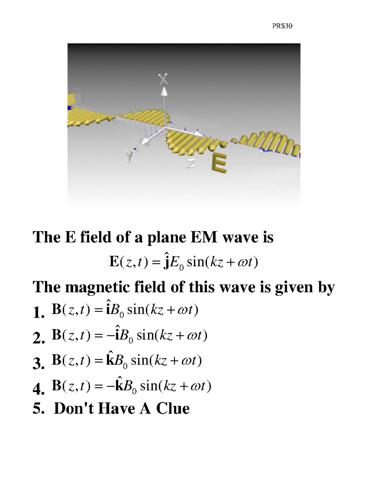 Ad2d1a7c5cbe8b2289b430dd5d078d01 prs w13d1 qonly - PRS The E field of a ...
