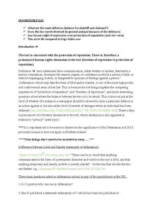 basics of tort law - In a nutshell, tort law deals with civil wrongs ...