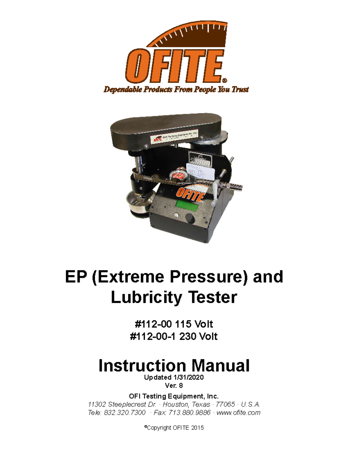 112-00 instructions - Manual de operación - EP (Extreme Pressure) and ...