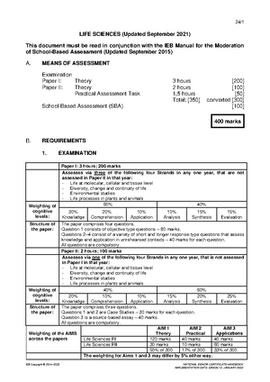Life Sciences Grade 12 ATP 2024 - Life Sciences - Grade 12 – CAPS (2024 ...