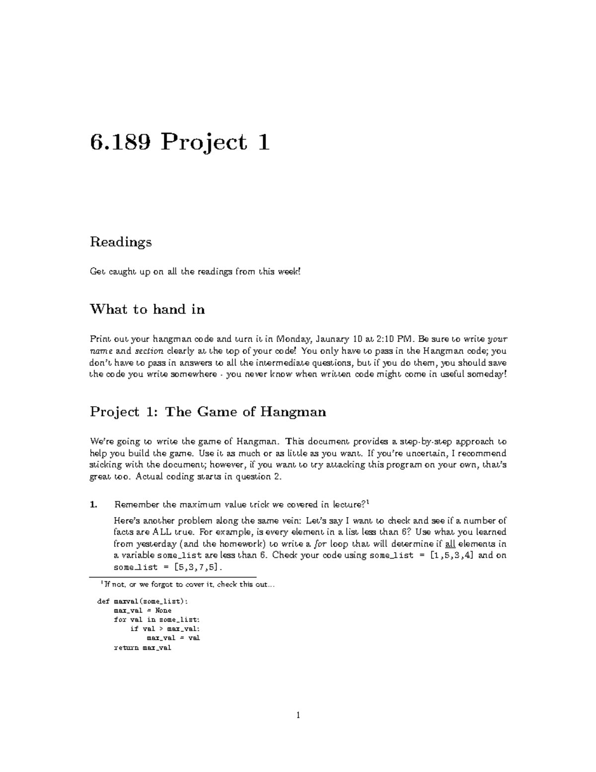Python Project 1 This Resource Contains Information Related To The Game Of Hangman 6