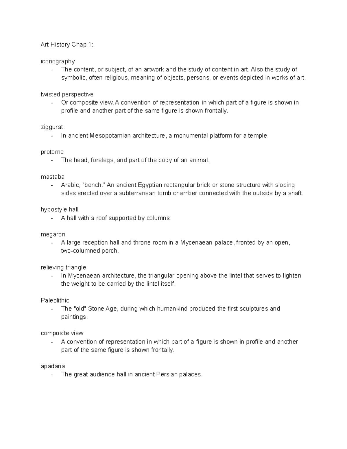 Art History Chapter 1 - Art History Chap 1: iconography - The content ...