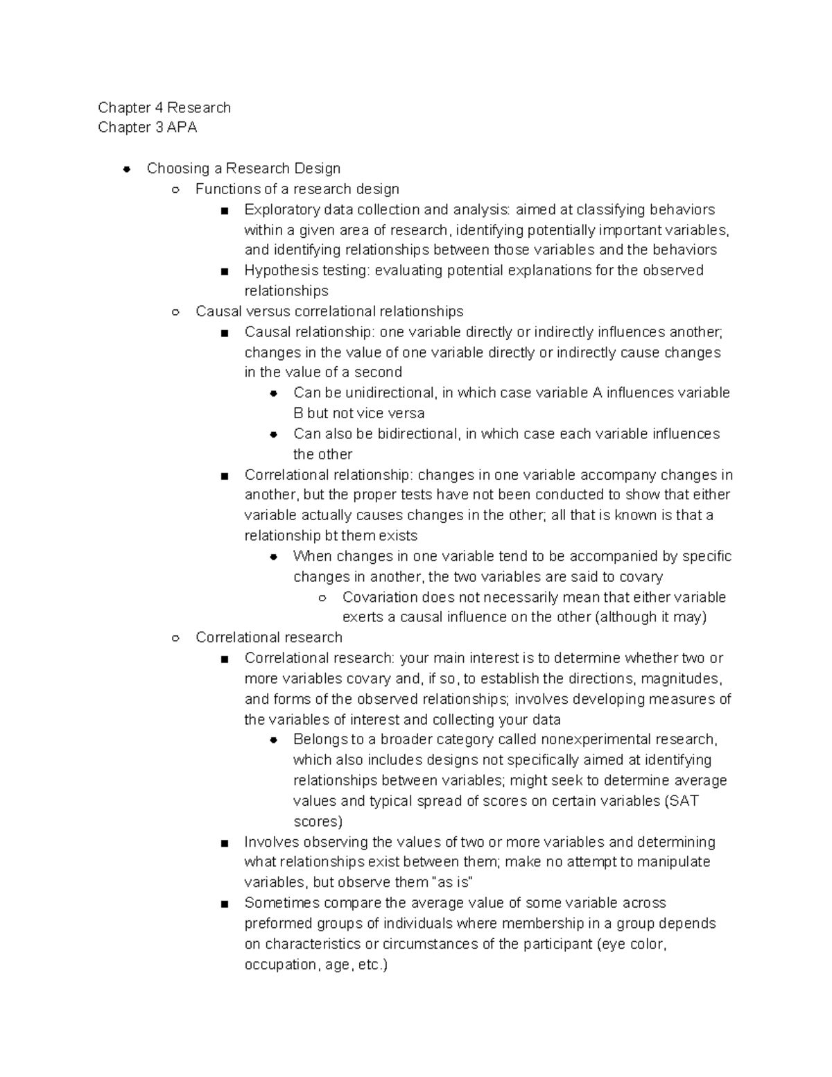 Chapter 4 Research + Ch 3 APA - Chapter 4 Research Chapter 3 APA ...