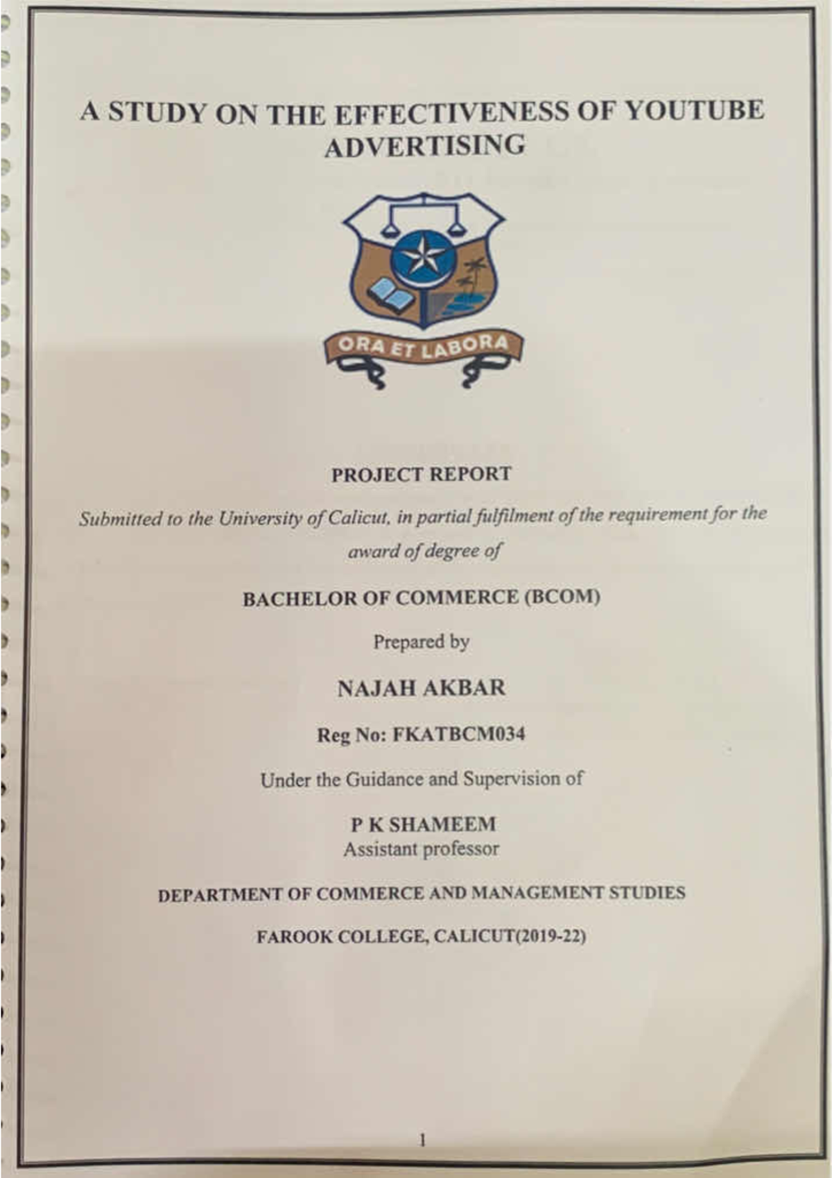 Fkatbcm 034 - bachelors in commerce - Studocu