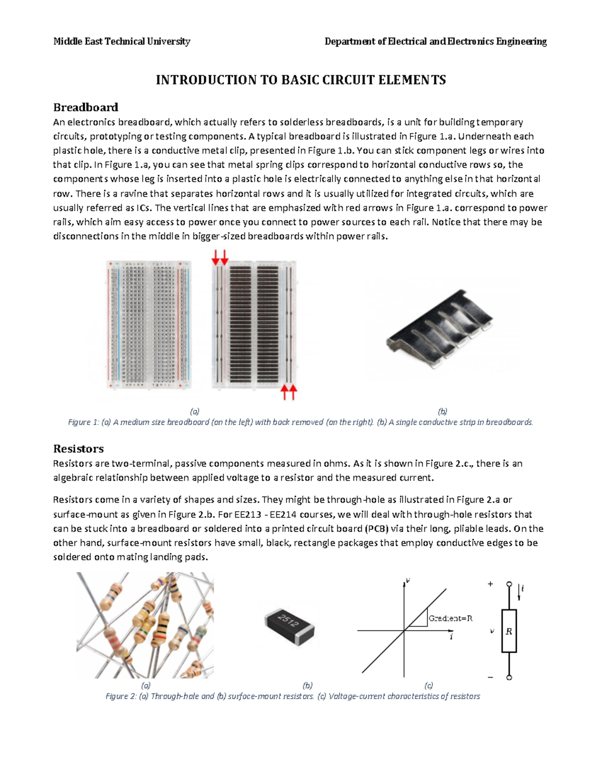Introduction to Basic Circuit Elements - INTRODUCTION TO BASIC CIRCUIT ...