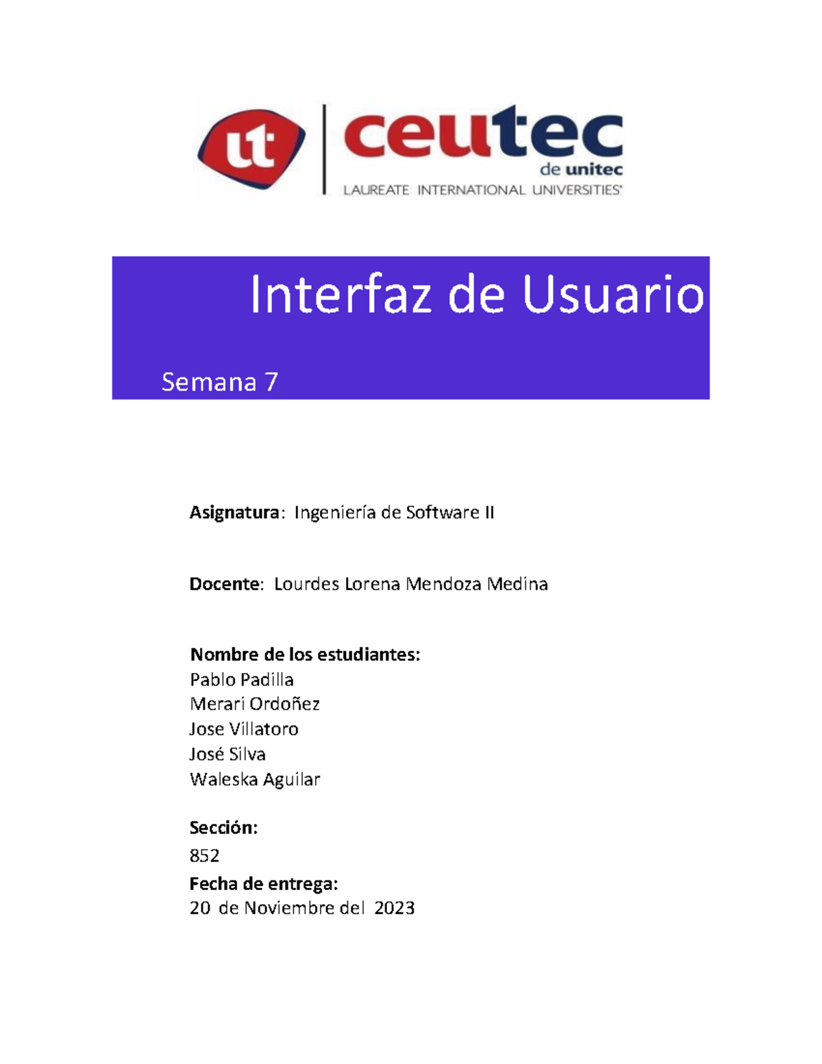 Annotated-Tarea S 7 Interfazde Usuario - Interfaz de Usuario Semana 7 ...
