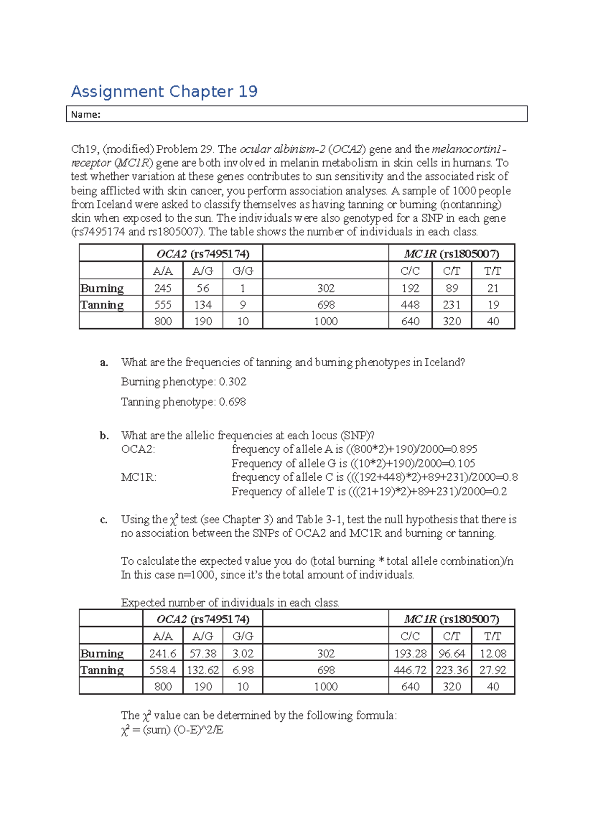Assignment Chapter 19 - opdracht van hoofdstuk 19 - Assignment Chapter ...