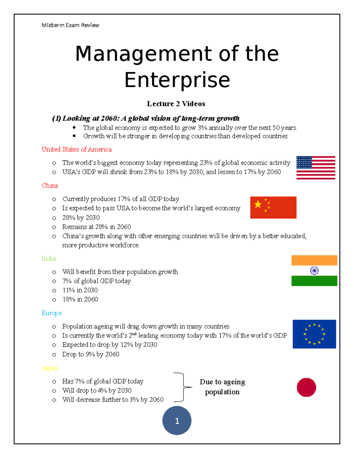 Management of the Enterprise Video Summary - Management of the ...