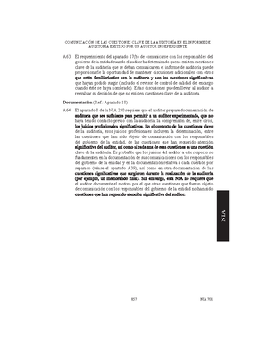 NIA 701 - Resumen NIA 701 - NORMA INTERNACIONAL DE AUDITORÍA 701 ...