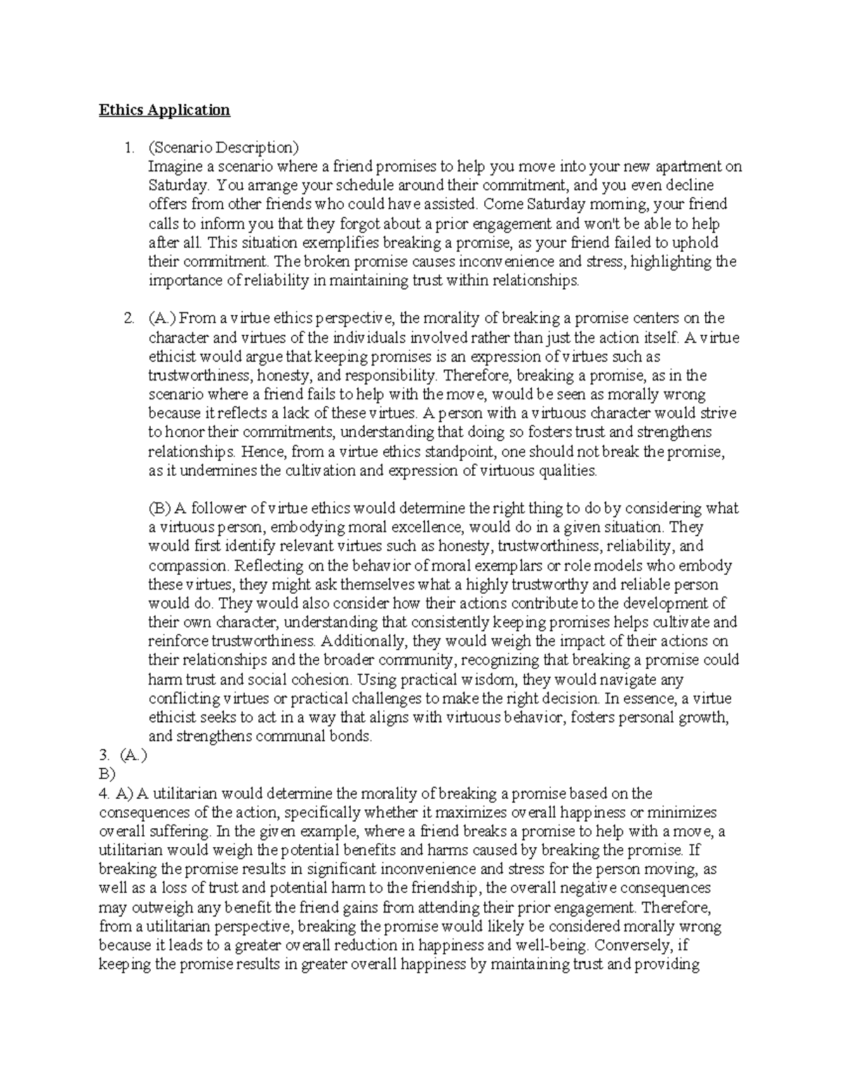 Doc10 - This is a paper on ethics application - Ethics Application 1 ...