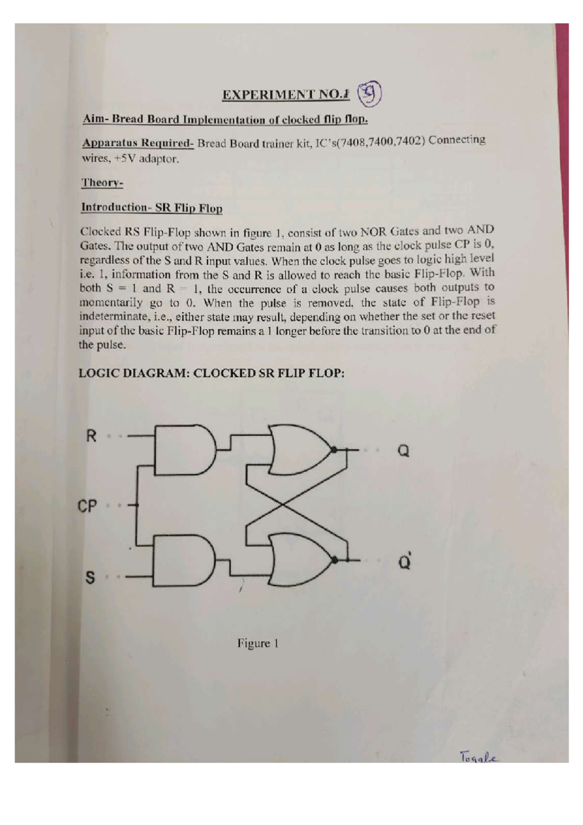 DE Lab Experiment 9 - Digital Electronics Lab - Studocu