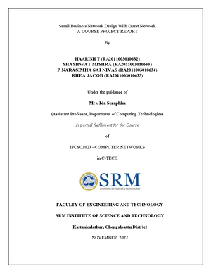 Cn exp 2 - its the lab manual - EXP 2 STUDY OF BASIC FUNCTIONS OF ...