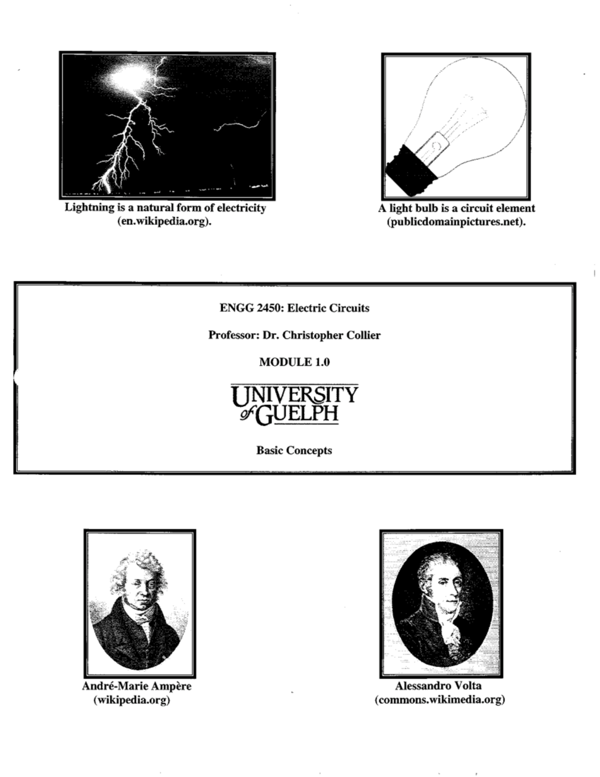 Module 1 Notes: Basic Concepts - Engg2450 - Studocu