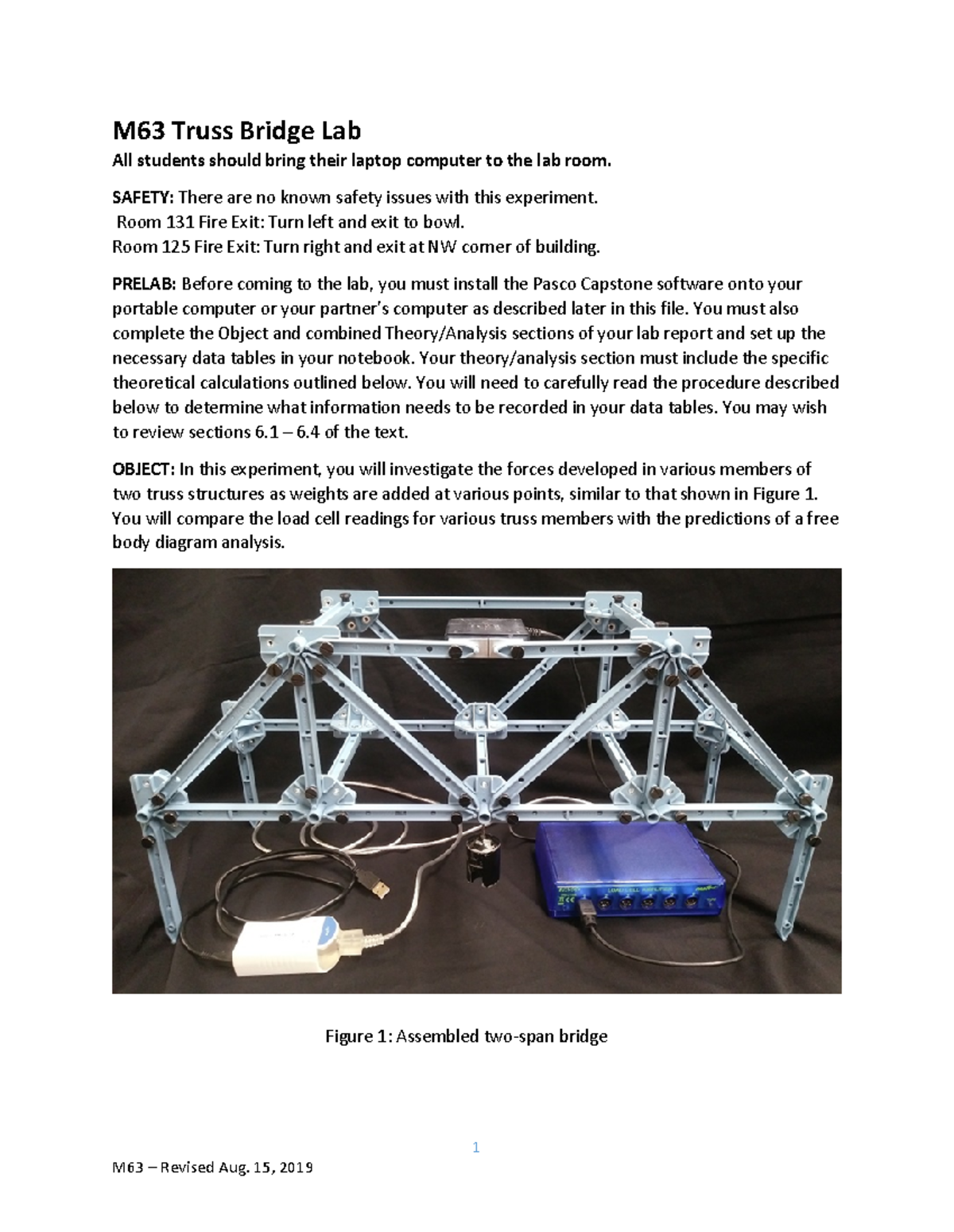 Lab Manual - Truss Bridge - Warning: TT: undefined function: 32 1 M63 ...