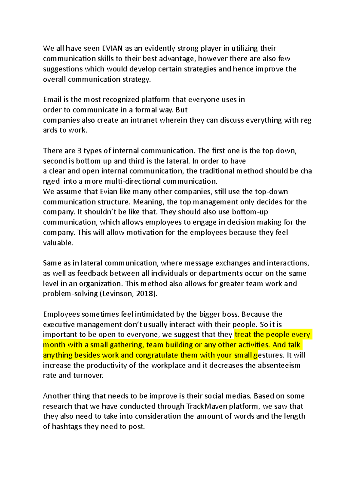 Recommendation Speech In business communication skill - We all have ...