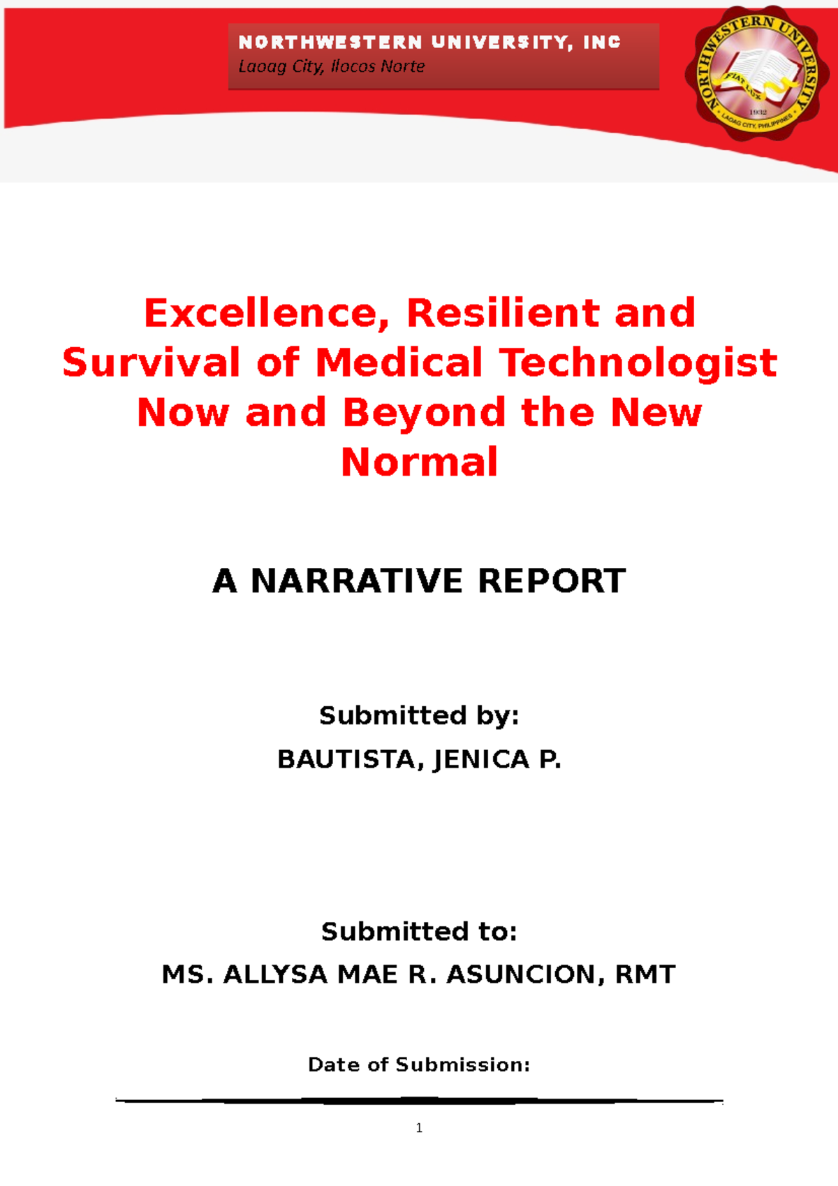 Scientific session 6 - only for students that have seminars subject ...