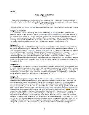 Rel101 notes - 8/ Religious studies: religion as a dimension of a human ...