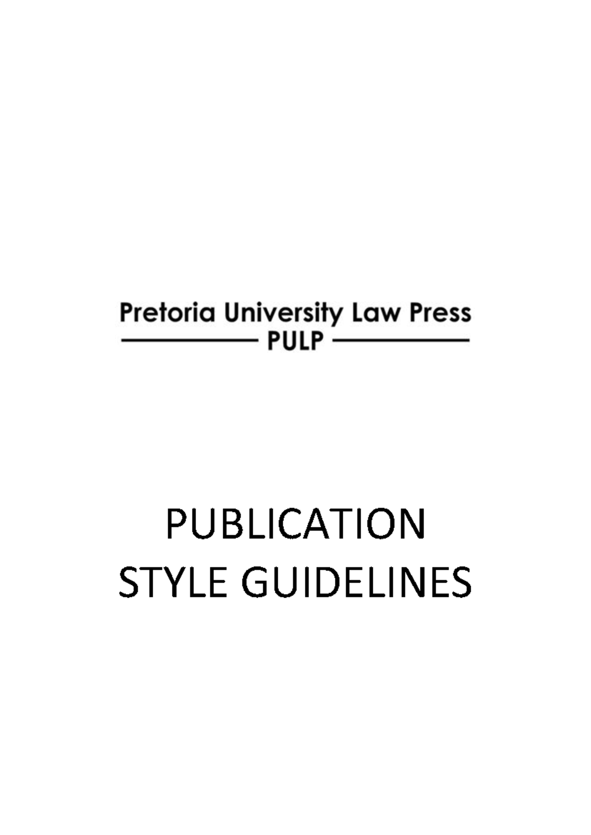 Referencing Guide - PUBLICATION STYLE GUIDELINES A TIPS FOR GENERAL USE ...