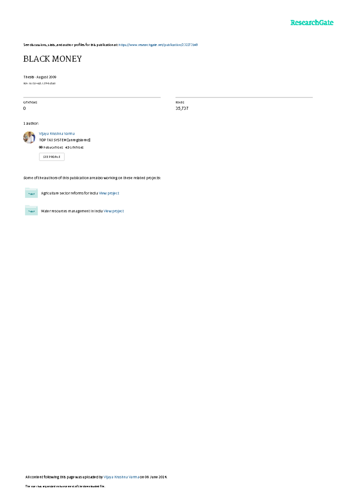Blackmoney - hiiiiii - See discussions, stats, and author profiles for ...