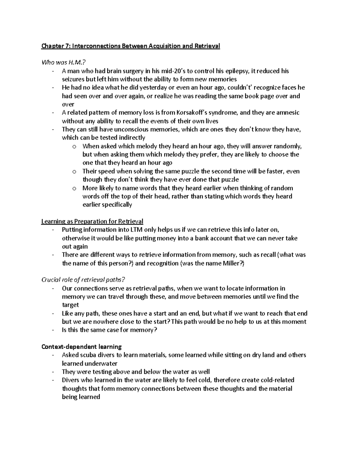 Chapter 7 Reading Summary Cognition Warning Tt Undefined Function