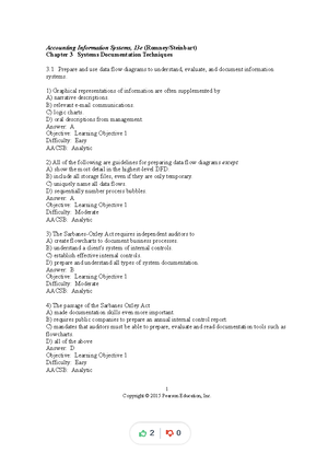 Ch3-SM - Solution Manaul - 3- CHAPTER 3 SYSTEMS DEVELOPMENT AND DOCUMENTATION TECHNIQUES ...