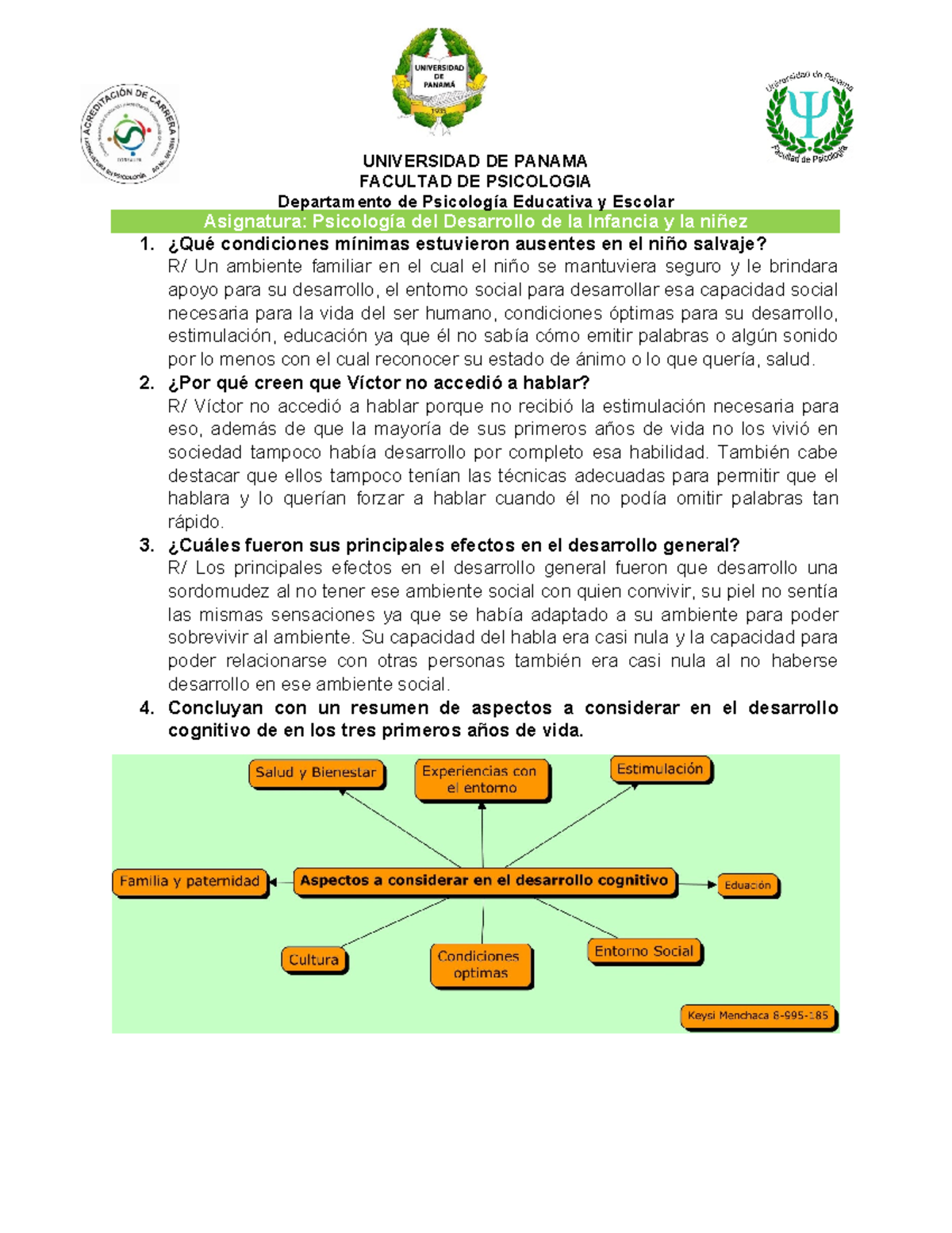 Historia de Victor-Keysi Menchaca - UNIVERSIDAD DE PANAMA FACULTAD DE ...