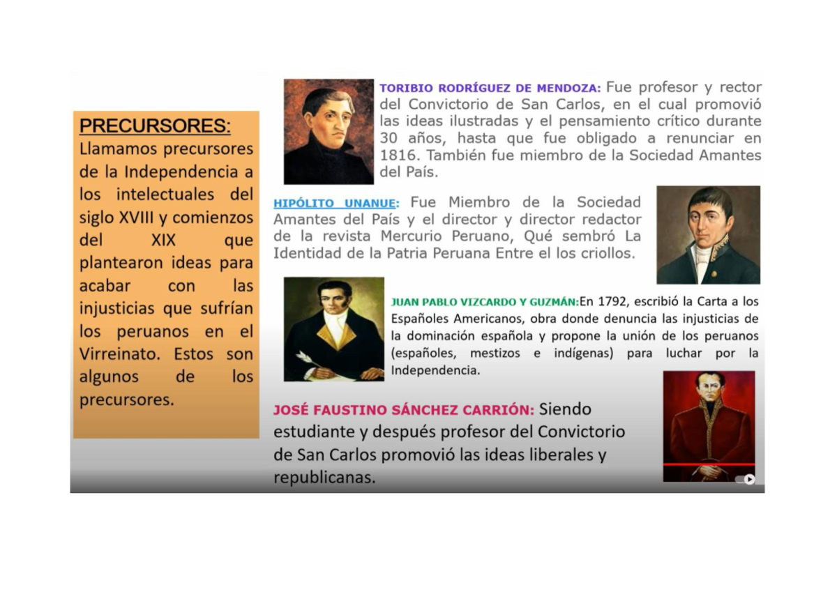 Precursores - HISTORY - Historia - UPC - Studocu