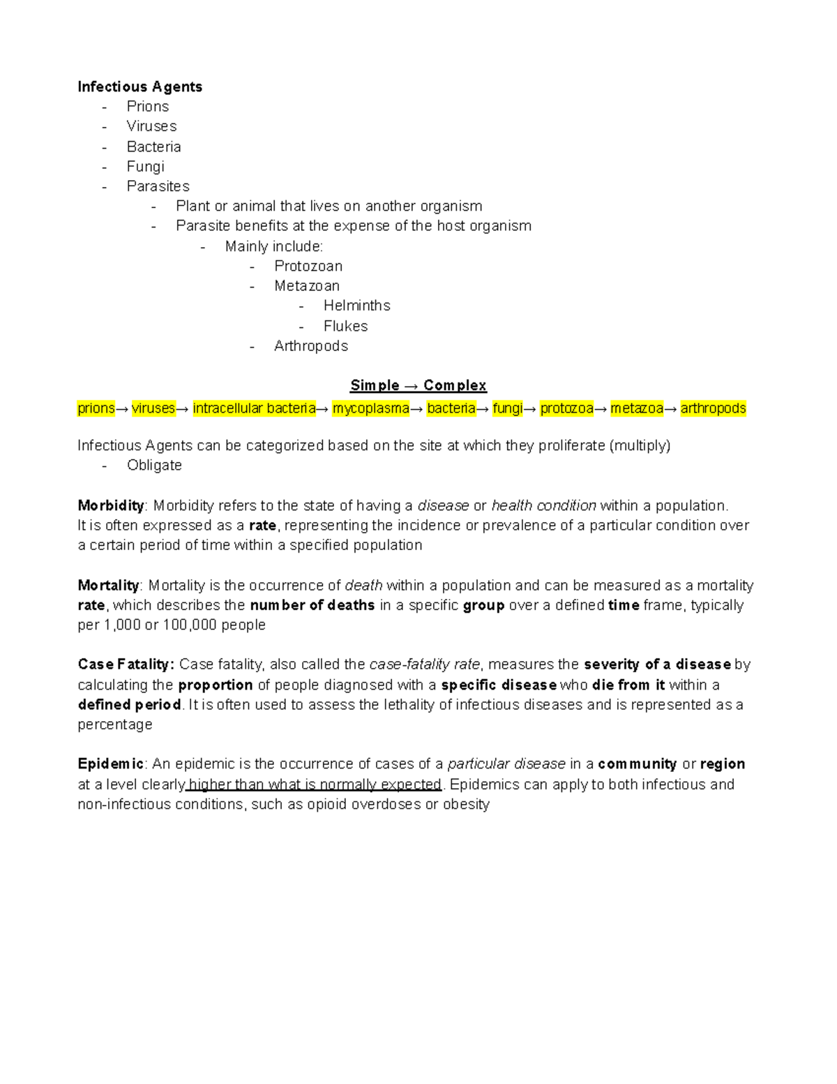 PATH3610 Unit 6 - Infectious Agents - Prions - Viruses - Bacteria ...