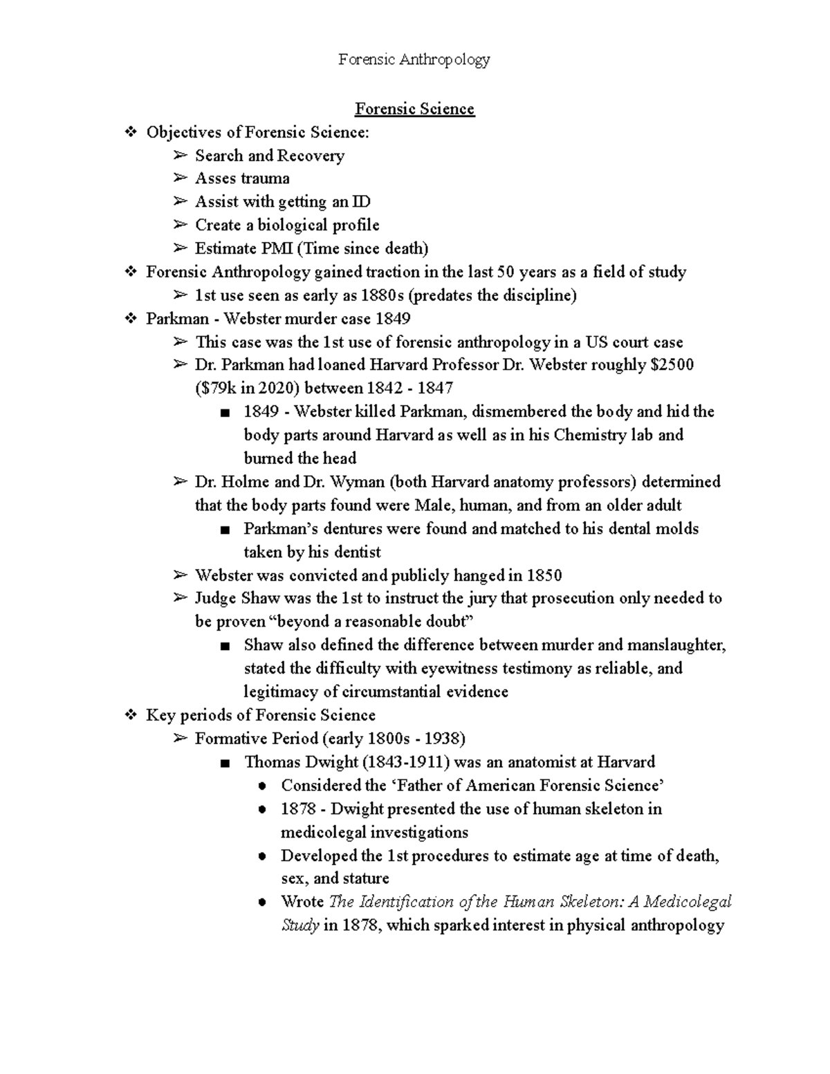 Forensic Anthropology - Forensic Science - Forensic Anthropology ...