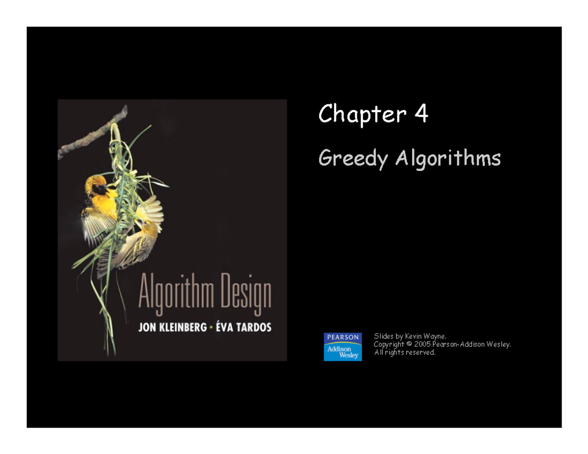 04minimum Spanning Trees Chapter 4 Greedy Algorithms Slides By Kevin