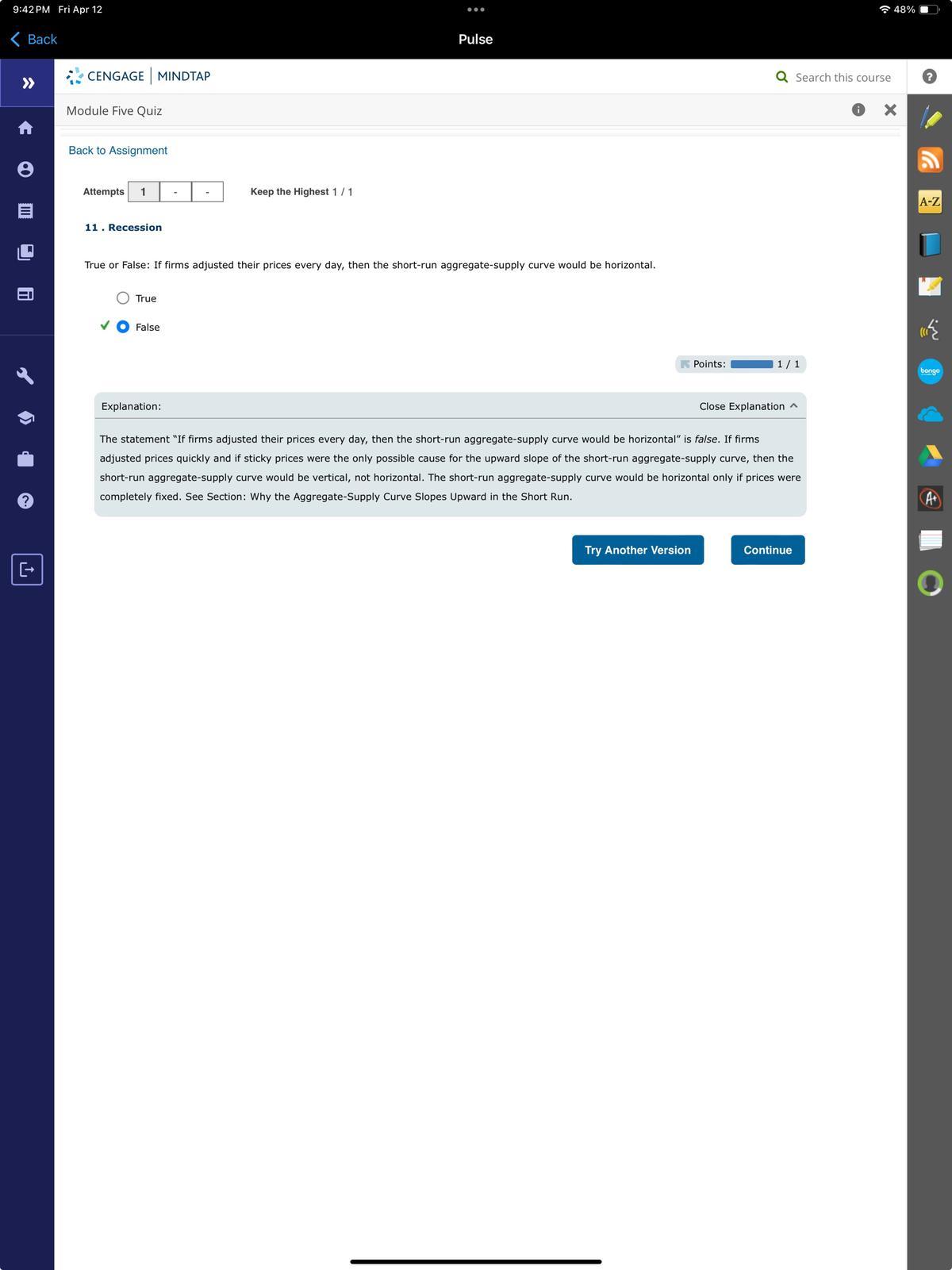 Quiz Module 5.11 Q11 - ECO 202 - Studocu