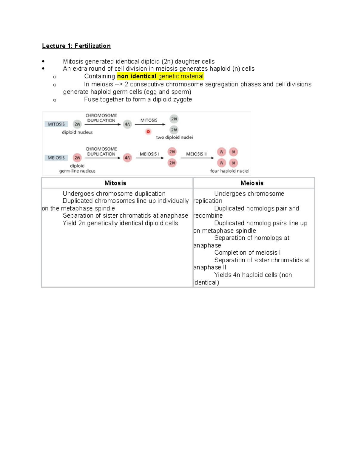 Lecture 1 - devbio - stages of fertilization, spermatogenesis ...