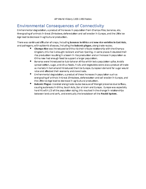 AP World History 1200-1450 Notes - AP World History 1200-1450 Notes ...