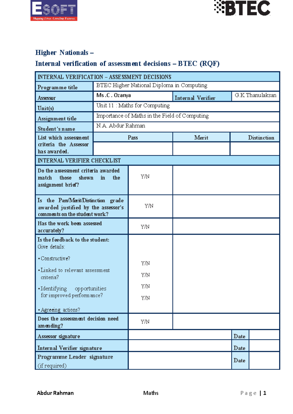 Maths For Computing AR - Practical Assignments - software project proposal - Studocu