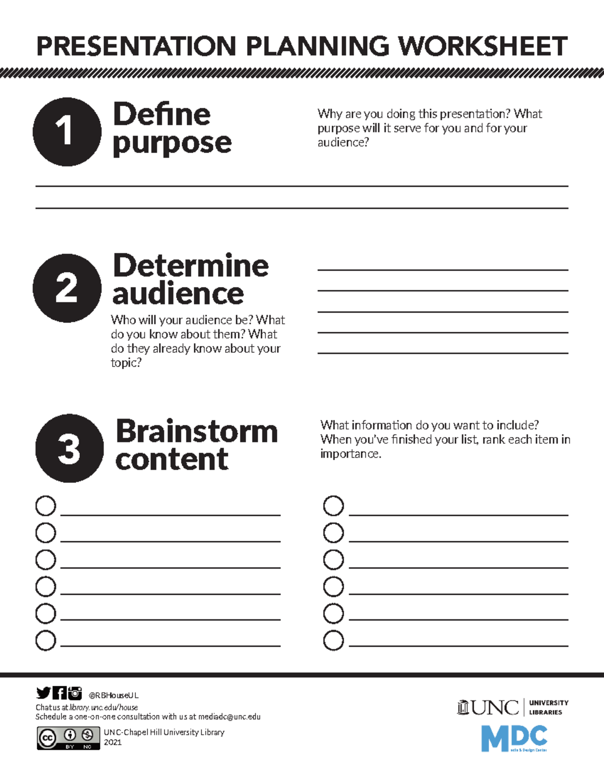 Presentation worksheet - Schedule a one-on-one consultation with us at ...